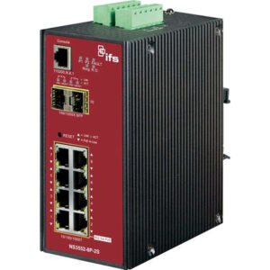 SWITCH INDUSTRIAL INTERLOGIX IFS , 8 PUERTOS 10/100/1000M POE+, 2 X 1G ...